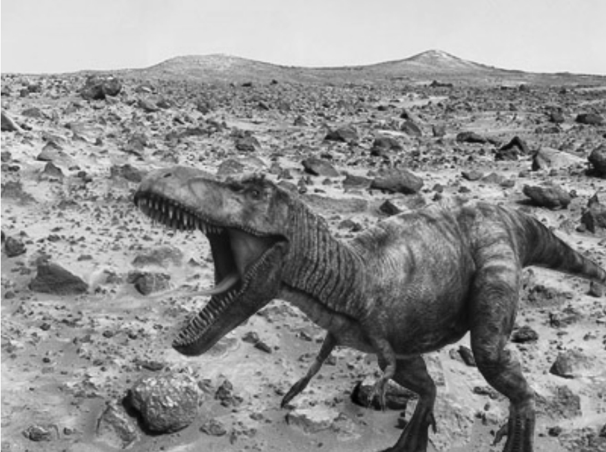 DINOSAURS FOUND ON MARS - Weekly World News