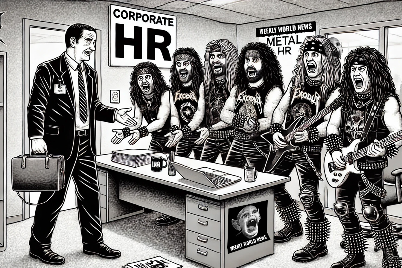 Exodus Fires Entire Band, Then Rehires Itself - Weekly World News